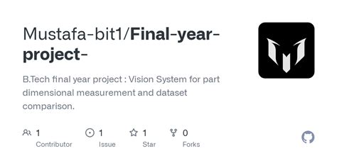 Github Mustafa Bit1final Year Project Btech Final Year Project Vision System For Part