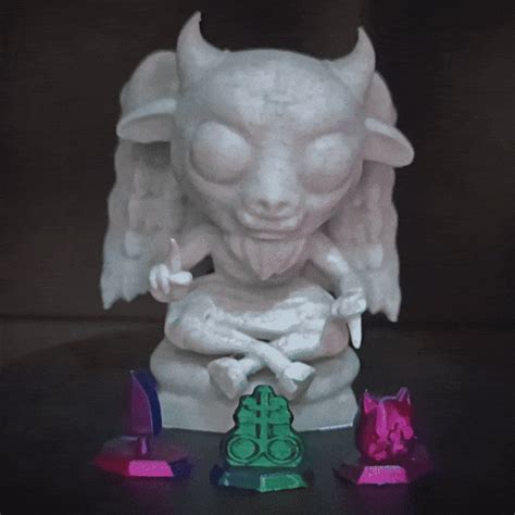 Tboi The Binding Of Isaac Baphomet Chibi Kawaii Baphomet ・3d