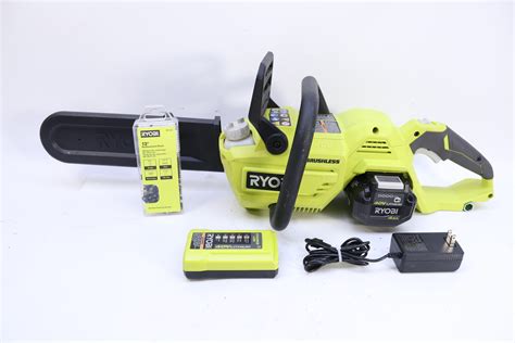 Ryobi Ry40503 40v Brushless Lithium Ion Cordless 14 Chainsaw