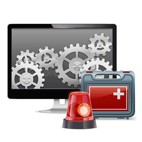 Ambulance Computer Stock Illustrations 5676 Ambulance Computer Stock