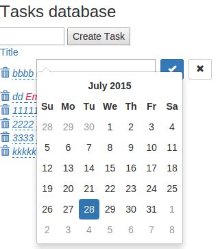 Javascript Inline Bootstrap Datepicker Stack Overflow