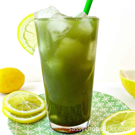 Iced Lemon Matcha Tea Recipe Matcha Lemonade Sassy Chopsticks