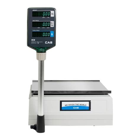 Cas Lp 1000np 30 Lb Digital Price Computing Scale With Label Printer