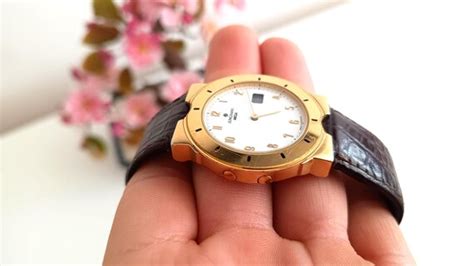 Rare Vintage Mens Junghans Mega Rc 025 7200 00 Gold … Gem