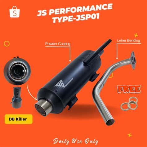 Jual Knalpot Js Performance Type Jsp01 Untuk Semua Motor Matic Shopee Indonesia