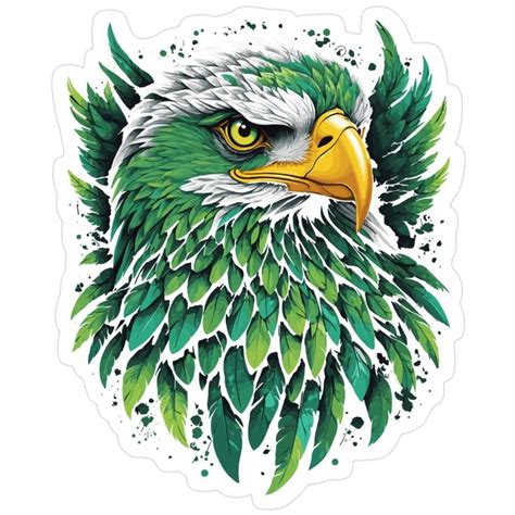 Green Eagles Nfl Sticker Eagles Nfl American Football Team Eagles