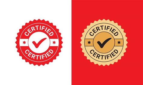 Certification Logo Vector Art Icons And Graphics For Free Download