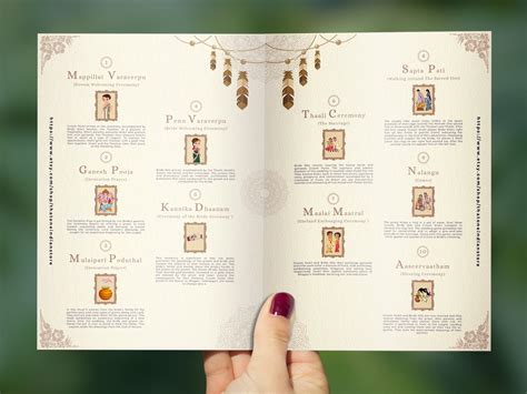 Tamil Wedding Program South Indian Wedding Tamil Wedding Program Card
