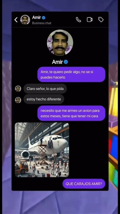 Amir Crea Un Avión Con Su Cara🤣amir Repartidor Apoyo
