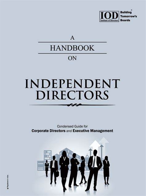 Iod Handbooks A Handbook On Independent Directors