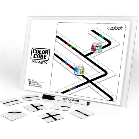 Ozobot Color Code Magnets Base Kit 36 Tiles