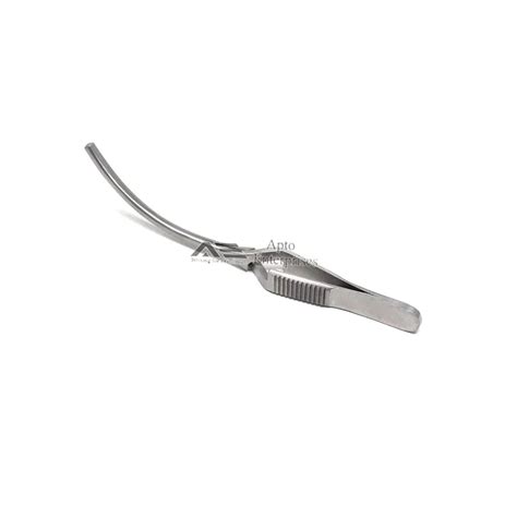 Stainless Steel Debakey Cross Action 9cm Bulldog Clamp Forceps Curved