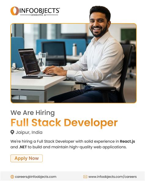 Were Hiring Full Stack Developer Reactjs With Net Infoobjects Inc