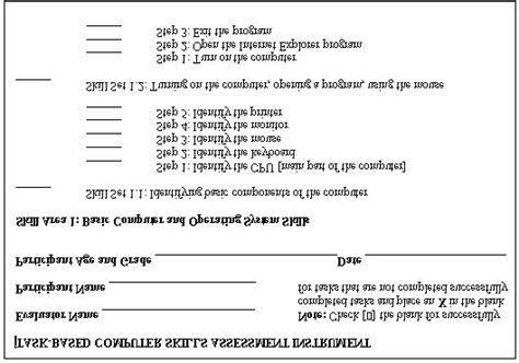 Task Based Computer Skills Assessment Test Some Sample Questions Download Scientific Diagram