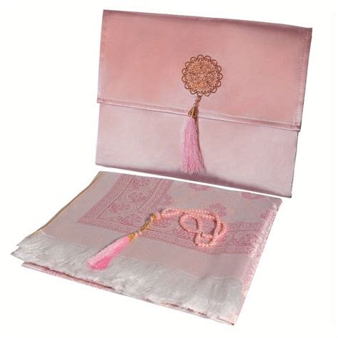 1 Set Portable Muslim Prayer Mat And Beads Set Soft And Durable Travel