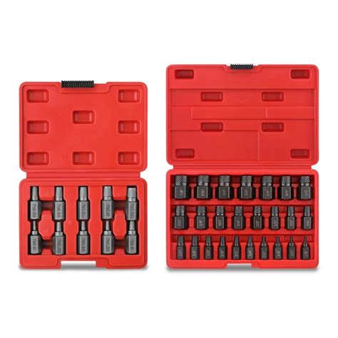 10 25x Heavy Duty Head Screw Extractor Set For Rust Damaged Bolts Extractor
