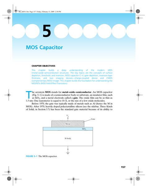 Mos Capacitor Eecs At Uc Berkeley