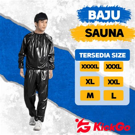 Jual Kickgo Baju Sauna Pembakar Lemak Jaket Suit Olahraga Joging Jumbo
