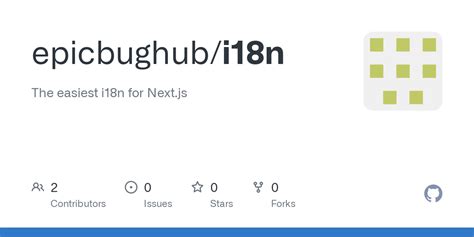 GitHub Epicbughub I18n The Easiest I18n For Next Js