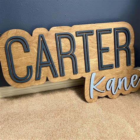 Large Custom Wood Name Sign Nursery Name Sign Boho Girl Name Sign