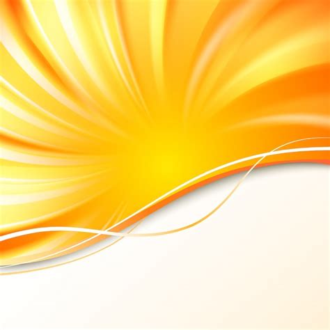 Cubierta Naranja Abstracta Vector Gratis