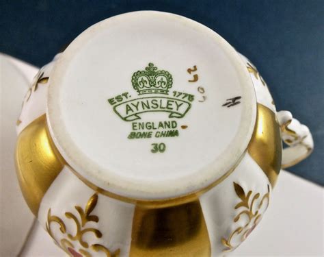 Help Identifying The Pattern Or Other Info On Aynsley Cup And Saucer