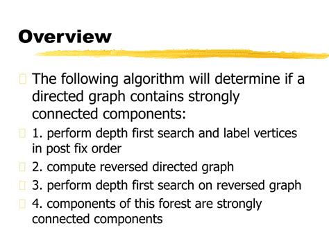 Ppt Strongly Connected Components For Directed Graphs Powerpoint Presentation Id9474421