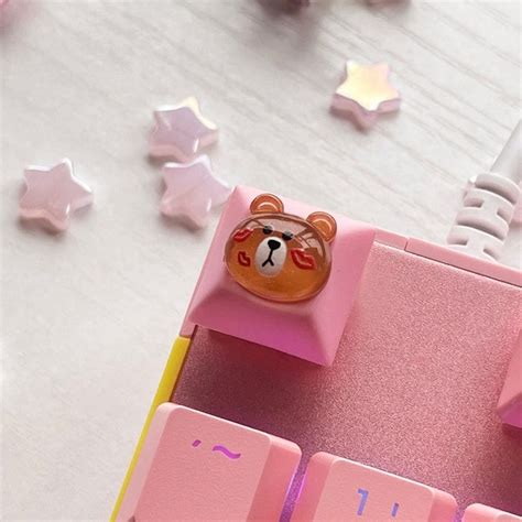 Cute Bear Keyboard Etsy