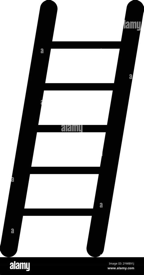 Ladder Icon Vector Symbol Illustration Design Element For Step By Step