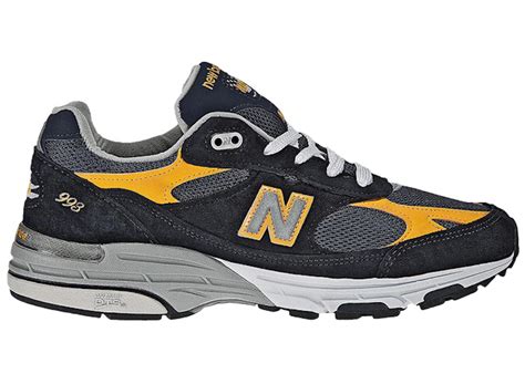New Balance 993 Miusa Navy Yellow Mens Mr993nav Us