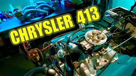 Rare 413 Chrysler Tested On Dyno Historic 300j V8 Youtube