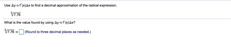 solved use ayf x ax to find a decimal approximation of the