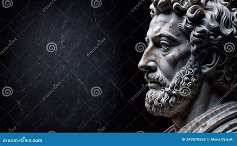 Ancient Philosopher Aristoteles Vector Cartoon Illustration