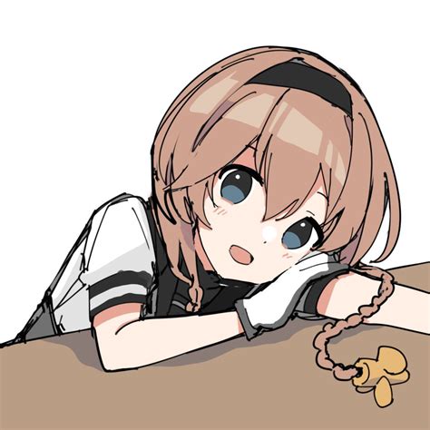 Safebooru 1girl Blue Eyes Braid Gloves Hachimaki Hair Between Eyes