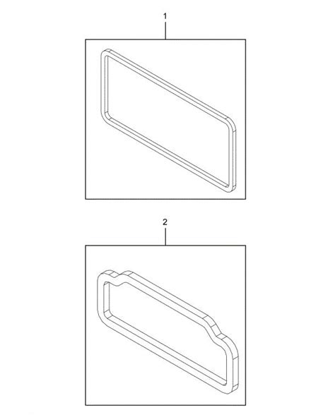 2604377c91 Navistar International Filter Access Door Seal Kit