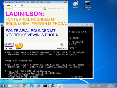 Não Pega Font Nem A Pau Programação Fivewin Brasil