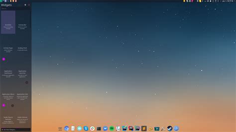 kde no widget preview anyone has had similar issue what could cause