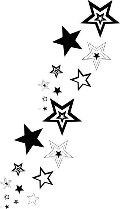 Download Mesmerizing Black And White Star Wallpaper
