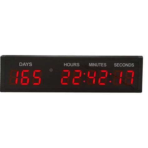 Btbsign Led Countdown Clock Safety Event Timer With Remote And Buttons For 18 9 Digits