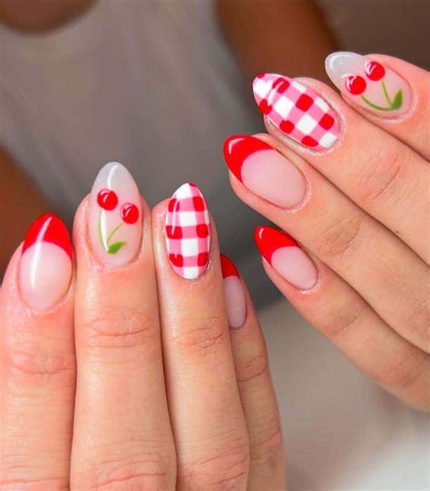 45 Cherry Nail Designs That Are Too Cute To Pass Up