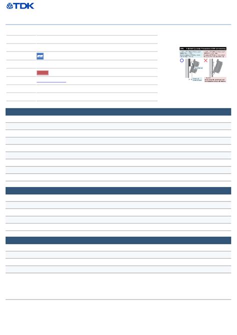 Rsen 2010d Datasheet13 Pages Tdk Power Line Emc Filters