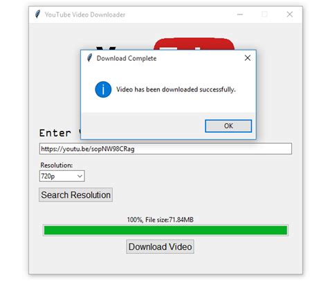 How To Make A Youtube Video Downloader In Python The Python Code