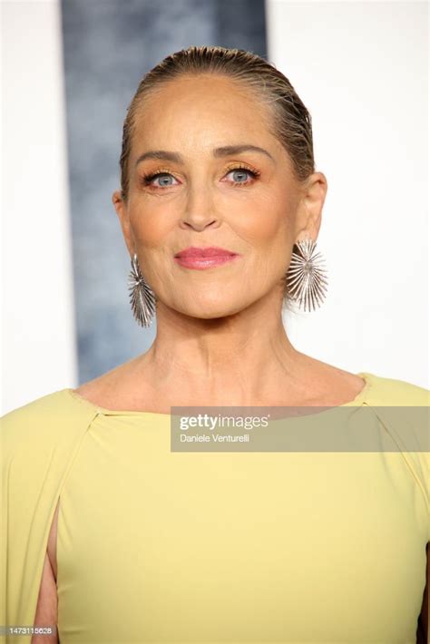 Sharon Stone Attends The 2023 Vanity Fair Oscar Party Hosted By News