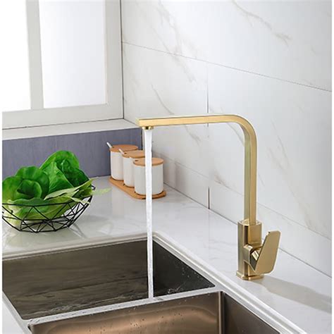 South African Premium Mount Outside Single Handle Golden Nickel Brushed