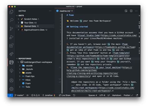 Foamdocsuserrecipeswrite Your Notes In Github Gistmd At Main