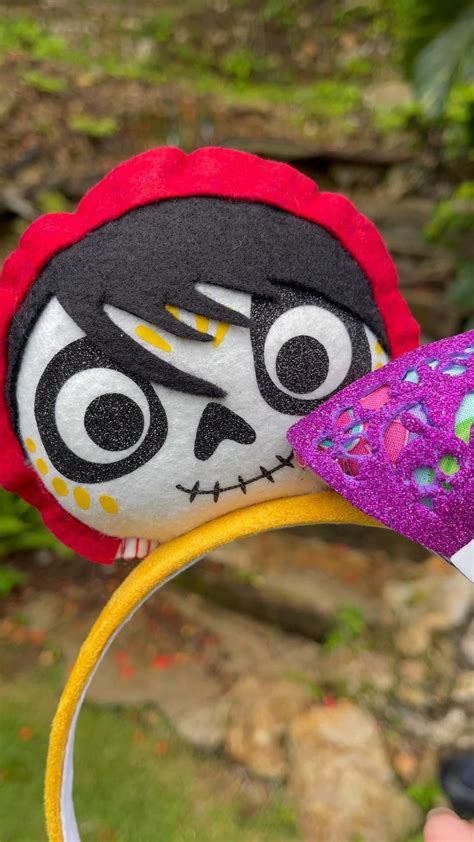 Disney Movie Coco Inspired Ears Alebrije Sugar Skull Miguel Hand Made
