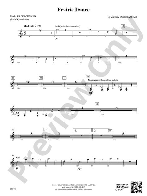 Prairie Dance Mallets Mallets Part Digital Sheet Music Download