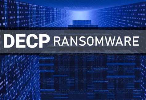 Remove Decp Virus Decrypt Decp Files Matrix Ransomware Adware Guru