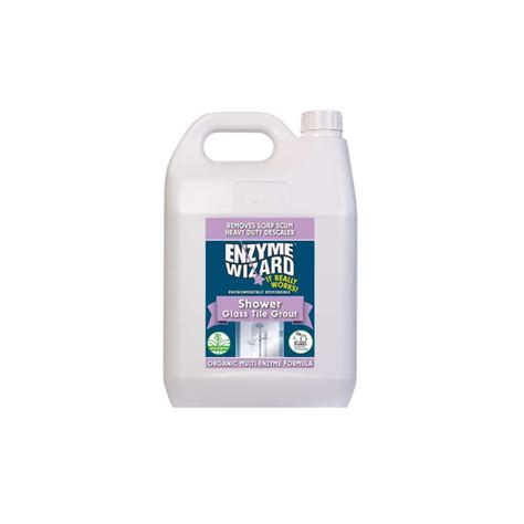 Enzyme Wizard Shower Glass Tile Grout Cleaner 750 Ml5l Grubless