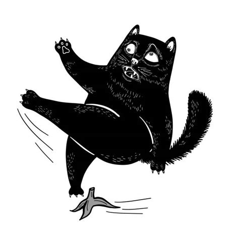 1500 Cat Falling Stock Illustrations Royalty Free Vector Graphics